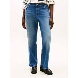 Tommy Hilfiger Curve Damen Bootcut-Jeans &raquo;CRV DNM GLOW BOOTCUT RW&laquo; in gro&szlig;en Gr&ouml;&szlig;en blau 52, N-Gr