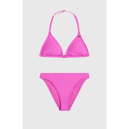O`Neill O'neill M&auml;dchen O'Neill Triangel-Bikini &raquo;ESSENTIALS TRIANGLE BIKINI SET&laquo; 2 Stk. Triangel-Schnitt, h&uuml;ftig geschnittenes H&ouml;schen pink 140 (134), N-Gr