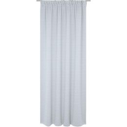 WIRTH Vorhang &raquo;Berwick&laquo; Multifunktionsband 1 Stk. tlg. blau Jacquard, Baumwolle, Polyester 175cm, Multifunktionsband, 132cm