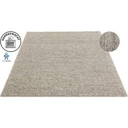 LeGer Home by Lena Gercke Wollteppich &raquo;Ainhoa, handgewebt, Wolle&laquo; rechteckig 12 mm H&ouml;he einfarbig, Wolle, Teppich, Wohnzimmer, Schlafzimmer, Esszimmer