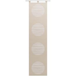 Neutex for you! Schiebegardine &raquo;Padova&laquo; Schlaufen 1 Stk. tlg. Inkl. Zubeh&ouml;r beige Scherli, Polyester 145cm, Schlaufen, 57cm