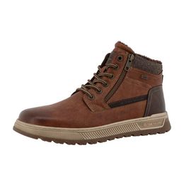 Tom Tailor Herren Tom Tailor Winterboots Schn&uuml;rboots, Winterboots mit Rei&szlig;verschluss braun 45