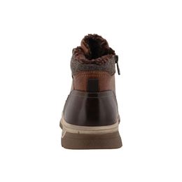 Tom Tailor Herren Tom Tailor Winterboots Schn&uuml;rboots, Winterboots mit Rei&szlig;verschluss braun 44