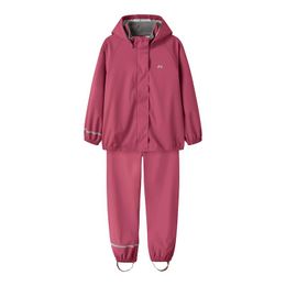 name it M&auml;dchen Regenmantel &raquo;NKNDRY10 Regenjacke und Hose im Set&laquo; Set, 2 Keine Latzhose! Unifarben, casual, regular fit, Kunstfaser, Web 164