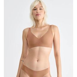 Sloggi Damen Sloggi B&uuml;gelloser BH &raquo;ZERO Feel 2.0&laquo; atmungsaktive, herausnehmbare Pads, fester Halt, verstellbare Tr&auml;ger braun S, N-Gr