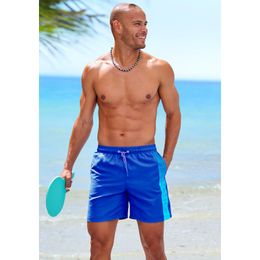 Chiemsee Herren Badehose mit Logoschriftzug blau XL (54/56), N-Gr