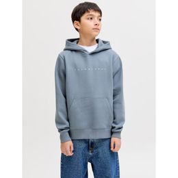 Jack & Jones Jack & Jones Junior Jungen Kapuzensweatshirt &raquo;JJESTAR JJ SWEAT HOOD NOOS JNR&laquo;, Baumwollmischung, relaxed fit grau 164