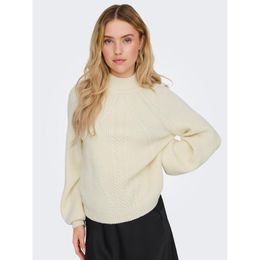 Only Damen Only Stehkragenpullover &raquo;ONLKATIA LS DETAIL HIGHNECK CC KNT&laquo; Viskosemischung, regular fit grau XL