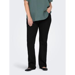 Only Carmakoma Damen Only CARMAKOMA High-waist-Jeans &raquo;CARWILLY HW FLARED PIM2343 DNM&laquo; blau 44, L&auml;nge 32