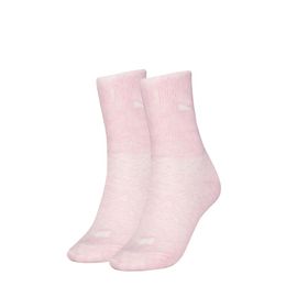 Puma Herren Puma Socken &raquo;Puma WOMEN SOCK&laquo; 2 Paar, mit atmungsaktivem Mesh zur Bel&uuml;ftung, um k&uuml;hl und trocken zu bleiben rosa 35-38