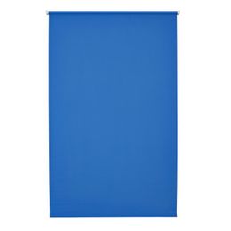 GOOD LIFE Seitenzugrollo &raquo;Amelie&laquo; Lichtschutz mit Bohren 1 St&uuml;ck blau Polyester 180cm, 62cm