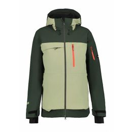 Icepeak Herren Skijacke &raquo;H SKIJACKE CALE&laquo; mit Kapuze &uuml;ber Helm tragbare Kapuze, wind- und wasserdicht, atmungsaktiv gr&uuml;n 56