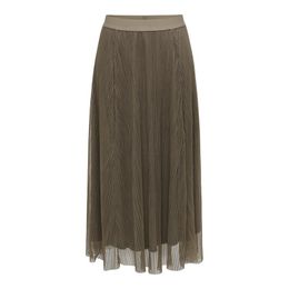 Only Damen Only Maxirock &raquo;ONLLAVINA SKIRT JRS&laquo; Polyester braun S (36)