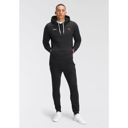 Ellesse Herren Jogginganzug 2 Stk. zweiteiliges Set, f&uuml;r sportliche Aktivit&auml;ten und Freizeit schwarz S