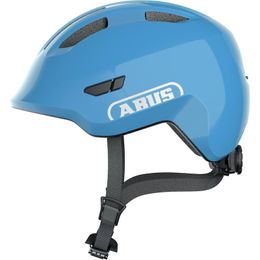 Abus Kinderfahrradhelm &raquo;SMILEY 3.0&laquo; blau M Kopfumfang: 50cm - 55cm Kinderfahrradhelm