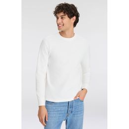 Replay Herren Longsleeve Regular Fit, Rundhalsform wei&szlig; M