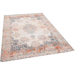 Tom Tailor HOME Teppich &raquo;Funky Orient Kirman&laquo; rechteckig 5 mm H&ouml;he Kurzflor, Orient-Optik, Vintage Design, auch als L&auml;ufer bunt Baumwolle, Kunstfaser 
