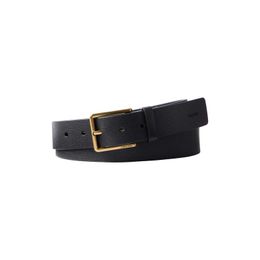 Calvin Klein Herren Lederg&uuml;rtel &raquo;WARMTH BUCKLE GOLD PEBBLE 35MM&laquo; Regular fit und gr&ouml;&szlig;enverstellbar schwarz 85