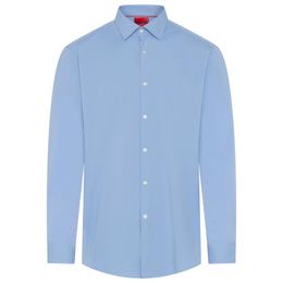 Hugo Herren Hugo Businesshemd &raquo;Kenno Stretch-Cotton&laquo; Kentkragen, Slim Fit, Baumwoll-Mix 44, N-Gr