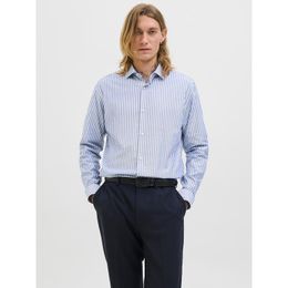Jack & Jones Jack & Jones Herren Langarmhemd &raquo;JPRBLAPARKER Slim Fit Hemd, atmungsaktiv, ideal f&uuml;r den Alltag&laquo; Baumwolle, slim fit schwarz M, N-Gr