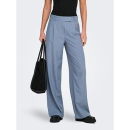 Only Damen Only Anzughose &raquo;ONLLINDA HW STR MEL PANTS TLR NOOS&laquo; Materialmix XS (34), L&auml;nge 32
