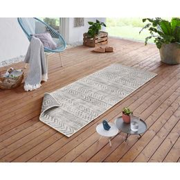 Hanse Home Teppich &raquo;BIRI Wendeteppich&laquo; rechteckig 5 mm H&ouml;he In-& Outdoor, Wetterfest, Balkon, L&auml;ufer, Wohnzimmer, Wasserfest, Boho beige Polypropylen 