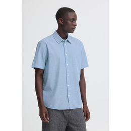 Blend Herren Kurzarmhemd &raquo;BHABAN SHIRT PP NOOS&laquo; aus Baumwollmischung, mit Leinenoptik, Regular Fit, pflegeleicht L, N-Gr