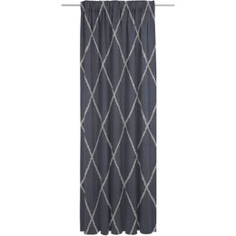 Adam Vorhang &raquo;Casket Valdelana&laquo; Multifunktionsband 1 Stk. tlg. aus 100% Bio-Baumwolle blau Jacquard, Baumwolle 145cm, Multifunktionsband, 142cm