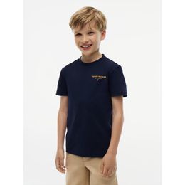 Tommy Hilfiger Jungen T-Shirt Rundhalsausschnitt, Regular Fit, Kinder bis 16 Jahre 5 (110)