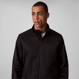 Calvin Klein Jeans Herren Bomberjacke &raquo;LS PADDED HARRINGTON JACKET&laquo; ohne Kapuze Mit Rundhalsausschnitt mit Stehkragen schwarz XL