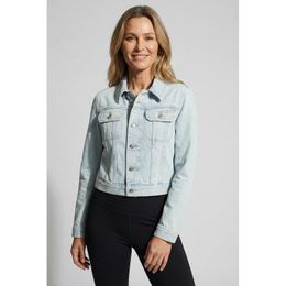 Calvin Klein Jeans Damen Jeansjacke &raquo;CROP 90S&laquo; schmale, kurze Passform, used-washed XXS (34)