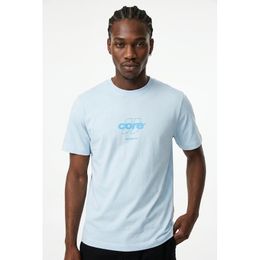 Jack & Jones Jack & Jones Herren T-Shirt &raquo;JCOCLUB FRONT PRINT TEE SS CREW SN&laquo; mit Print blau M