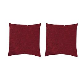 Home Wohnideen Dekokissen &raquo;ELMER&laquo; rot Polyester B/L: 50cm x 50cm, 2 Stk.