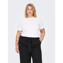 Only Carmakoma Damen Only CARMAKOMA T-Shirt &raquo;CARJEN SS JEANS TEE JRS&laquo; Baumwolle M