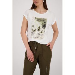 monari Damen T-Shirt &raquo;Shirt Tropics&laquo; Regular fit mit Print 36