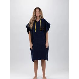 Pacifique Sud Sport-Bademantel Damen Gr&ouml;&szlig;e M marine