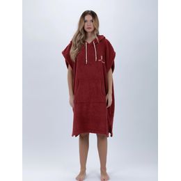 Pacifique Sud Sport-Bademantel Damen Gr&ouml;&szlig;e M bordeaux