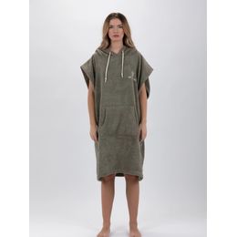 Pacifique Sud Sport-Bademantel Damen Gr&ouml;&szlig;e M oliv