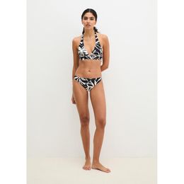 Marc O'Polo Marc O'polo Damen Marc O'Polo Bikini-Hose &raquo;Abstract Floral AOP&laquo; schwarz-wei&szlig; L, N-Gr