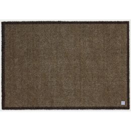 barbara becker Fu&szlig;matte &raquo;Touch, Made in Belgium&laquo; rechteckig 10 mm H&ouml;he Schmutzfangmatte, In- und Outdoor geeignet, waschbar beige Kunstfaser B : 39cm 1 Stk., 10mm, L