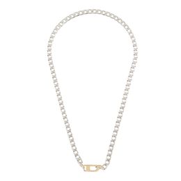 Diesel Kette Herren Gr&ouml;&szlig;e One Size gold / silber