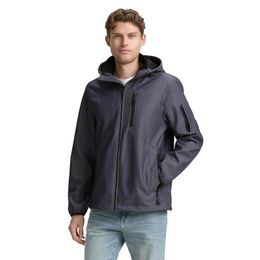 Tom Tailor Herren Tom Tailor Softshelljacke mit Kapuze mit Kapuze blau XL
