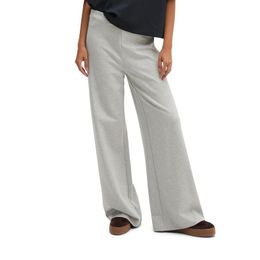 Marc O'Polo Marc O'polo Damen Marc O'Polo Jerseyhose Model Margo wide aus kompaktem Interlockjersey grau 36, N-Gr