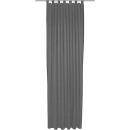 WIRTH Vorhang &raquo;Westport&laquo; Schlaufen 1 Stk. tlg. grau Jacquard, Polyester 175cm, Schlaufen, 132cm