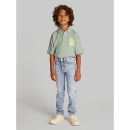 Calvin Klein Jeans Jungen Slim-fit-Jeans &raquo;REEF BLUE SLIM&laquo; in Stone Waschung blau 6 (116), N-Gr