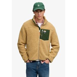 Superdry Herren Sweatjacke &raquo;MOUNTAIN FULL ZIP FLEECE&laquo; Relaxed Fit, mit Rei&szlig;verschluss, aus Fleece 3XL