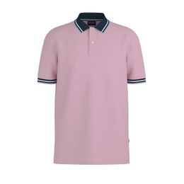 OLYMP Herren OLYMP Poloshirt &raquo;Casual&laquo; farbliche Kontrast-Details rosa XXL