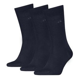 Calvin Klein Herren Socken &raquo;CK MEN SOCK&laquo; 3 Paar, uni, Cotton-Mix, breiter Bund schwarz 43-46
