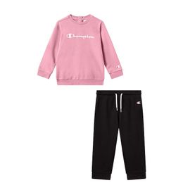 Champion Kinder Jogginganzug &raquo;ICONS CONTRAST Toddler Terry Crewneck Sweatsuit&laquo; 2 tlg. 2-teiliges Set, aus Baumwolle und Polyester, bequeme Passform 