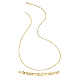 Firetti Damen Panzerkette &raquo;Schmuck Geschenk Gold 333 Halsschmuck Collierkette 1,7 mm breit&laquo; Made in Germany gold 45, Gelbgold 333, B: 1,7mm